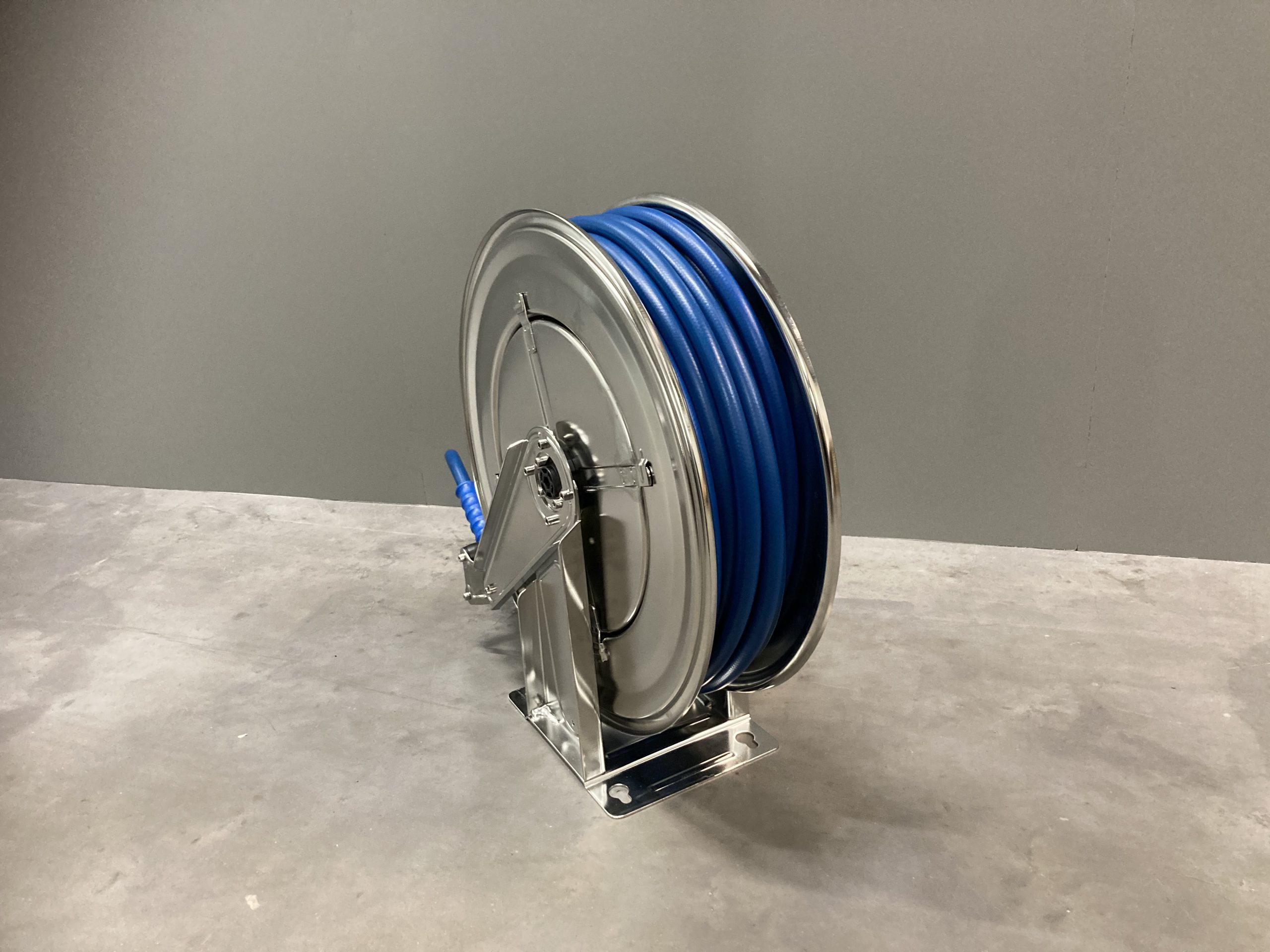 Slangenhaspel voor hogedrukreiniger - Verhage Hydrauliek